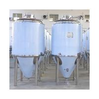 China Insulated 1000L Conical Beer Fermenter with Glycol Jacket and Polyurethane Insulation for sale