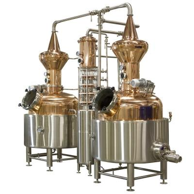 China Ethanol Production with GSTA Stainless Steel Distillation Equipment 4.5*1.7*3.5M Size for sale