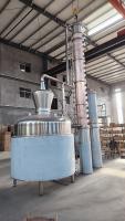 China GHO 3000 KG Stainless and Copper 2000L Vodka or Whiskey Distillation Equipment with 1 for sale