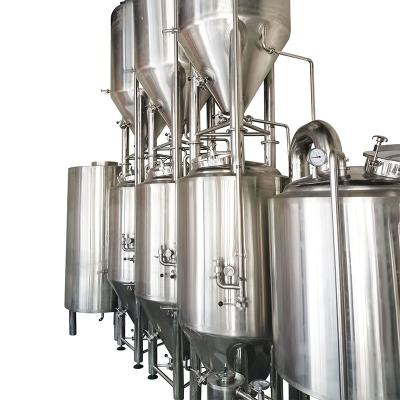China Silver Stainless Steel Conical Beer Fermenter Customized for Beer Fermentation System for sale