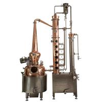 China Stainless Steel/Red Copper GHO Farms Brandy/Whisky/Gin Distillation Processing System for sale