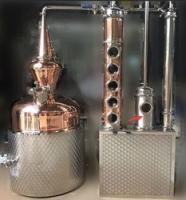 China Stainless Steel/Red Copper GHO Farms Brandy/Whisky/Gin Distillation Processing System for sale