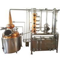 China Home Industrial Alcohol Distillation Equipment with 500kg 1500kg Steam Demand Capacity for sale