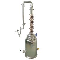 China 100L Electric Heating Stainless Steel Whiskey Alcohol Distiller for Home Distilling for sale