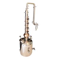 China GHO 100L Vodka Alcohol Distillation Equipment Made of SS304 and Red Copper Materials for sale