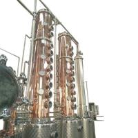 China 1.5kw Red Copper Vodka And Whisky Alcohol Distillation Brewery Equipment For Products for sale