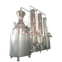 China 1.5kw Red Copper Vodka And Whisky Alcohol Distillation Brewery Equipment For Products for sale