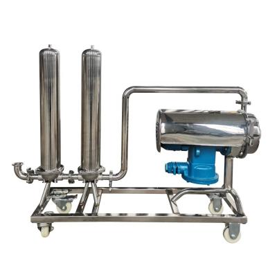 China Alcohol Filtration System GHO Stainless Steel Vodka Filter Housing for 50 KG Capacity for sale