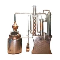 China 350L Copper Vodka Alcohol Distillation Equipment For Fermenting 2200*800*2900MM for sale
