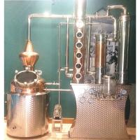 China 350L Copper Vodka Alcohol Distillation Equipment For Fermenting 2200*800*2900MM for sale