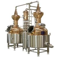 China 1000L Stainless Steel Distillation Equipment For Sugar Starch Ethanol Production for sale