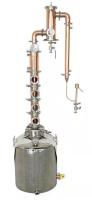 China 304 Stainless Steel 100L Vodka Whisky Distillery Equipment for Home Distillation for sale