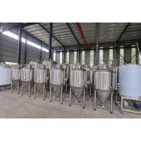 China 80mm Polyurethane Insulation Conical Beer Fermentation Tank for Fermenting Equipment for sale