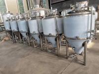 China 80mm Polyurethane Insulation Conical Beer Fermentation Tank for Fermenting Equipment for sale