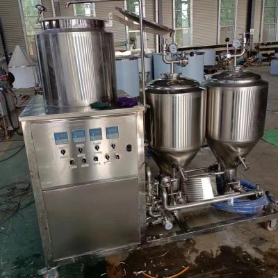 China Customized 50L*2 Capacity GHO Customization Brewing Equipment with Fermentation Tanks for sale