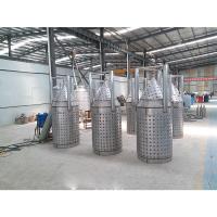 China Stainless Steel Commercial Beer and Wine Fermentation Tank for Cold Water Jacket for sale