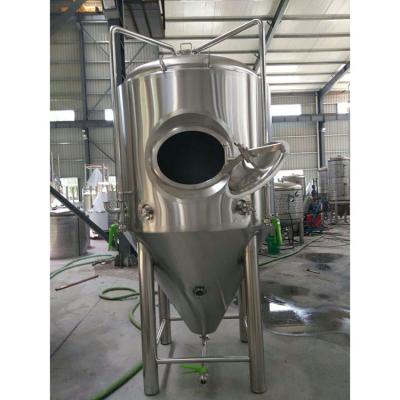 China Processing Made Possible with 60° Bottom Cone Fermenter Beer Brewing Equipment for sale
