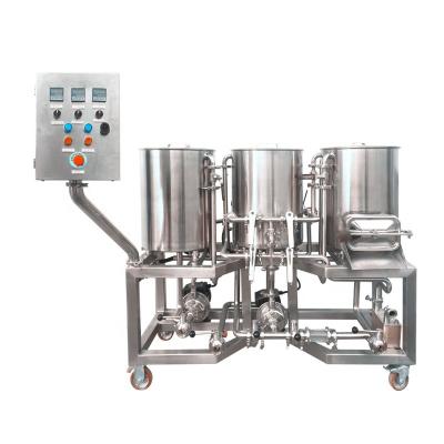 China 50lt/100lt Beer Brewing System with Laboratory Flavor Testing and Operation Training for sale