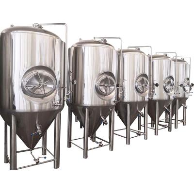 China Electricity/Steam/Fire Heating Method Conical Fermentation Tank for Beer Brewery Equipment for sale