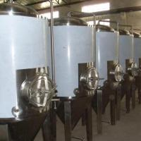 China Electricity/Steam/Fire Heating Method Conical Fermentation Tank for Beer Brewery Equipment for sale