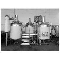 China 2 Vessels 3 Vessels Beer Mashing System Automatic Control for Easy Craft Beer Brewing for sale