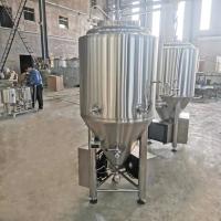 China 80mm Polyurethane Insulation 300L SUS 304 Conical Fermentor for Beer Fermentation for sale