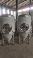 China 7BBL Side Manhole Beer Fermentation Tank with Inner Surface Welds Grinded to Ra 0.6μm for sale