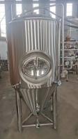 China 7BBL Side Manhole Beer Fermentation Tank with Inner Surface Welds Grinded to Ra 0.6μm for sale