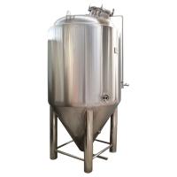 China 7BBL Side Manhole Beer Fermentation Tank with Inner Surface Welds Grinded to Ra 0.6μm for sale