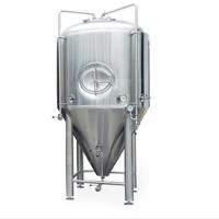 China 7BBL Side Manhole Beer Fermentation Tank with Inner Surface Welds Grinded to Ra 0.6μm for sale