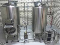 China 200l 300l Brewery Equipment 2 Vessels Beer Brewhouse Customized for sale