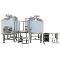 China 200l 300l Brewery Equipment 2 Vessels Beer Brewhouse Customized for sale