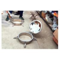 China Round Outward Manway GHO Sanitary Stainless Steel Circular Manhole Cover With Pressure for sale