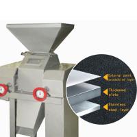 China Easy to Operate Carbon Steel Double Roller Grain Malt Mill 180 KG Weight for sale