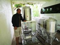 China Electric Alcohol Brewing System 50L with 2 Sets of 50L Fermenters Home or Lab Ready for sale