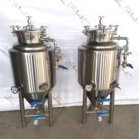 China 100L Stainless Steel 304 Mini Beer Fermentation Tank for Beer Fermenting Equipment for sale