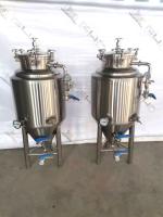 China Beer Brewing Equipment Easy To Operate Stainless Steel 100L Beer Fermentation Tank for sale