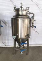China Beer Brewing Equipment Easy To Operate Stainless Steel 100L Beer Fermentation Tank for sale
