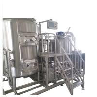 China 60-75 Degree Concial Fermenter Brewhouse System Beer Brewing Equipment for sale