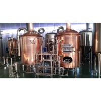 China Food Beverage Stainless Steel GSTA 1000L Bronze Craft Beer Brewing Equipment for Pub for sale