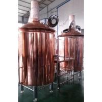China Food Beverage Stainless Steel GSTA 1000L Bronze Craft Beer Brewing Equipment for Pub for sale