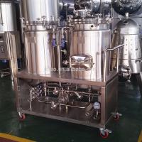 China 100L Electric Heating Beer Brewing Equipment for Alcohol Processing in Stainless Steel for sale