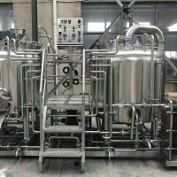 China Semi-automatic Control System Brewing Beer with GSTA 1000L Craft Beer Brewing Equipment for sale