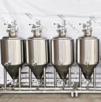 China GHO 200L Stainless Steel Top Manhole Brewing Equipment Fermenter Tank 113 KG Capacity for sale