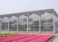 China Section Width 3-6m Multi Span Greenhouse Hot Galvanized Steel Frame For Agricultural for sale