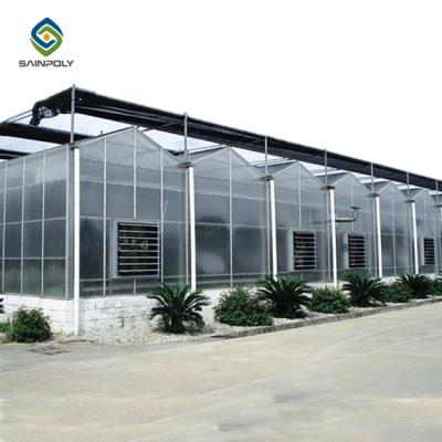 China 9.6m PC Sheet Greenhouse for sale