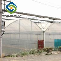 China Arch Roof White 4m Polyethylene Film Greenhouse For Fruit for sale