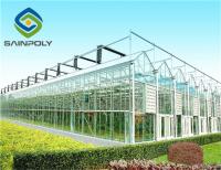 China 5mm Tempered Glass Hydroponic Grow Systems Greenhouse for sale