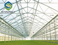 China Galvanized Steel 0.15mm Polyethylene Film Greenhouse for sale