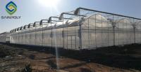 China 10m Span PE Plastic Shed Film Greenhouses For Agriculture for sale